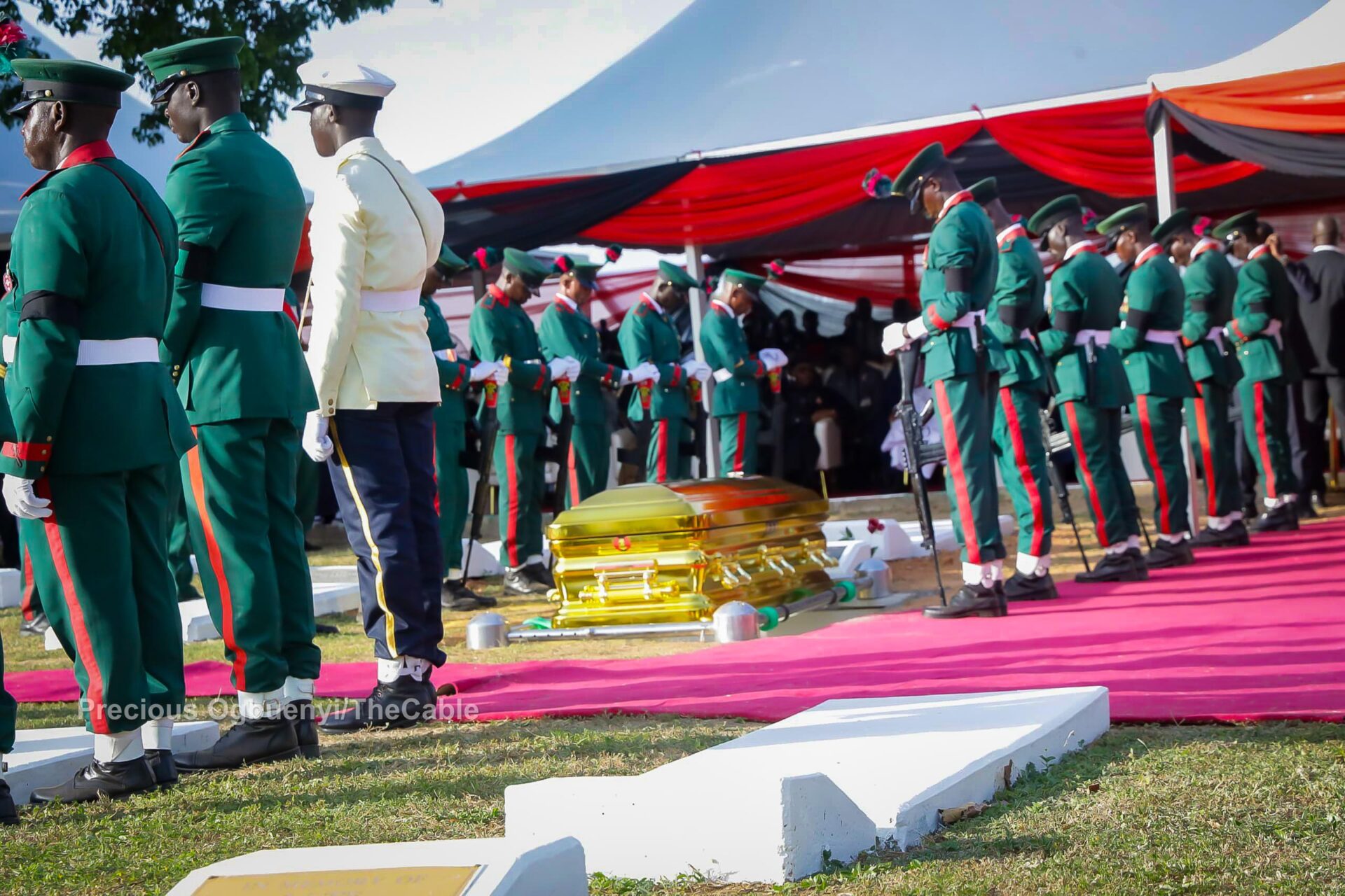 PHOTOS: Chief of army staff Taoreed Lagbaja buried in Abuja | TheCable