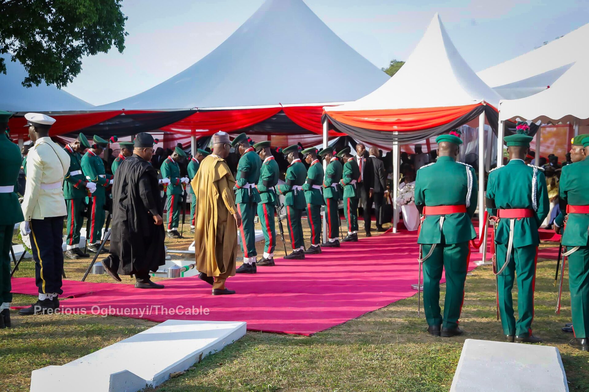 PHOTOS: Chief of army staff Taoreed Lagbaja buried in Abuja | TheCable