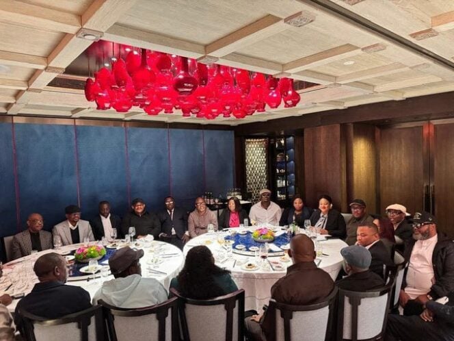 VIDEO: Wike hosts suspended Rivers assembly lawmakers in UK | TheCable